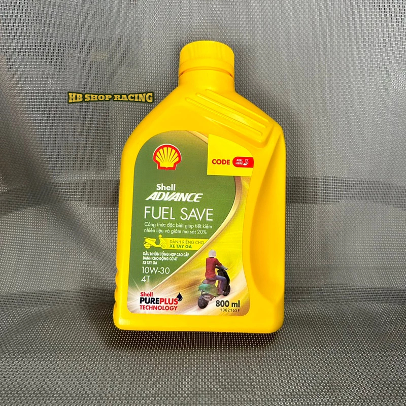 NHỚT SHELL XE GA TIẾT KIỆM XĂNG 10W30 4T 800ML | Shopee Việt Nam