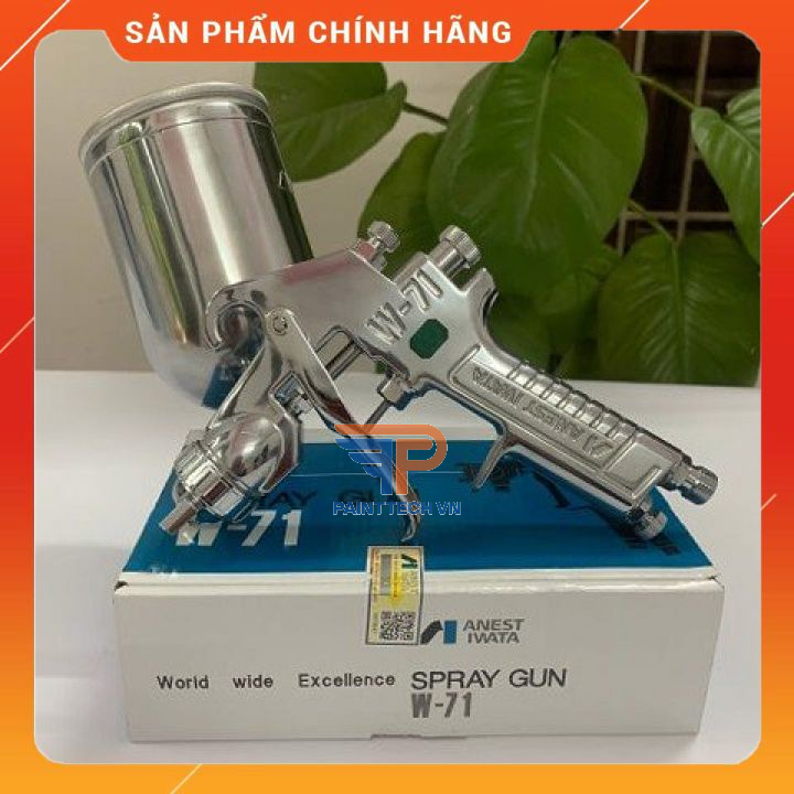 Súng Phun Sơn W71 Lỗ Phun 1.3mm Anest Iwata Nhật Bản ♥️ [ COC BEN ] ♥️ Bép Phun Sơn W71-21G ...