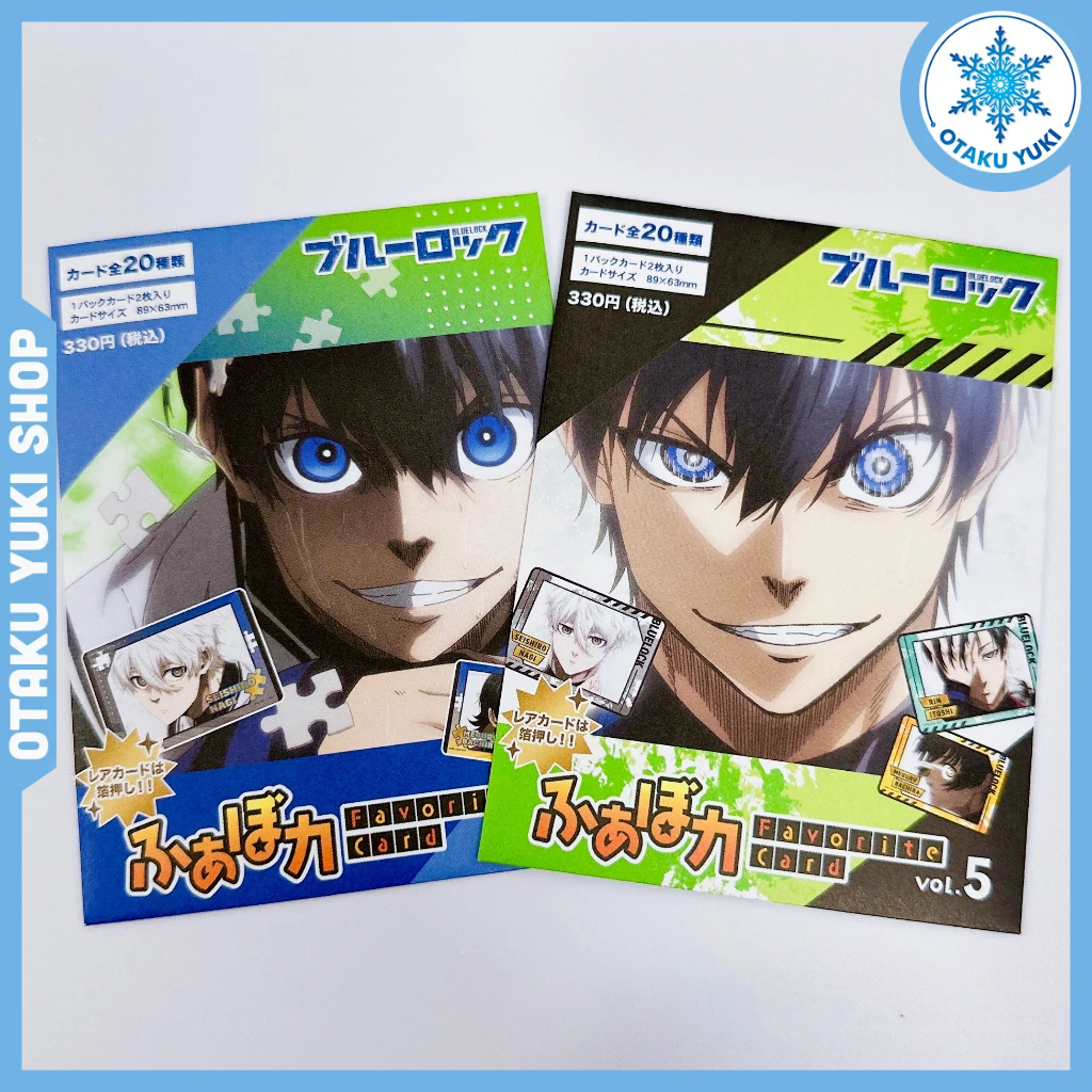 Gói Thẻ Nhân Phẩm Pack Card Blue Lock Favorite Clear Card | Shopee Việt Nam