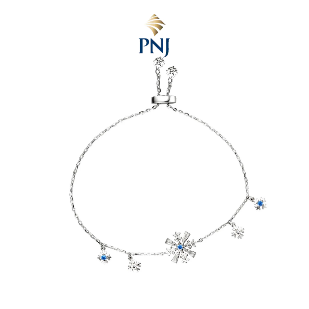 Lắc tay Bạc đính đá Sythentic PNJSilver ZTXMW000004 | Shopee Việt Nam