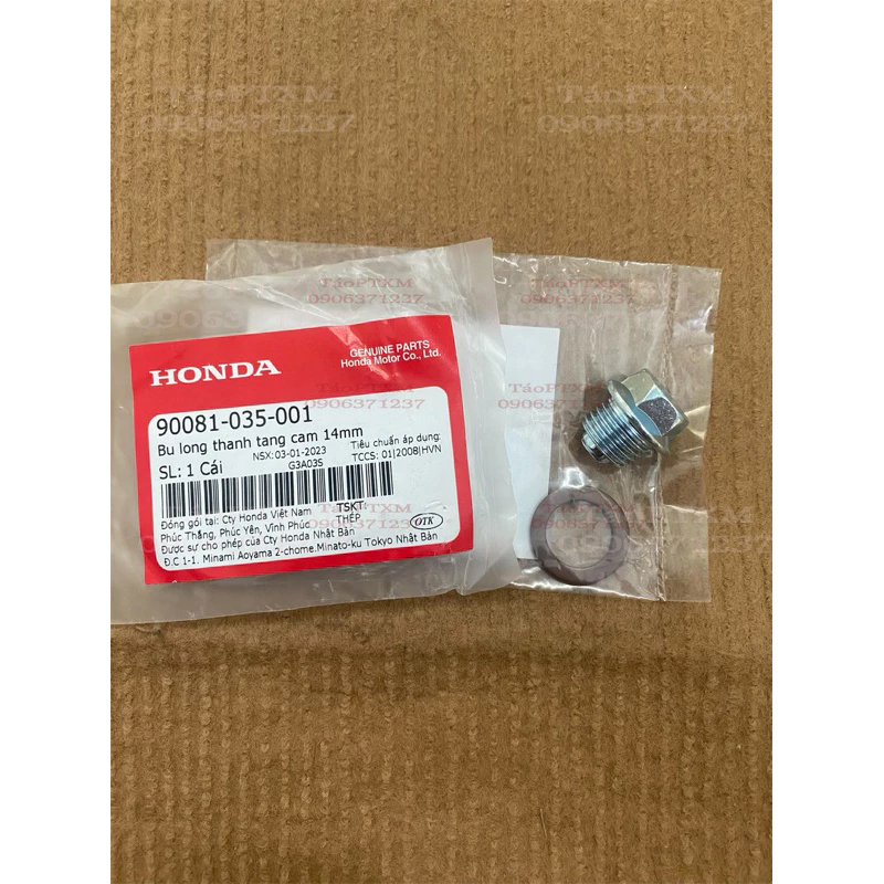 Ốc tăng cam và lông đền WAVE Alpha 14mm Zin | Shopee Việt Nam