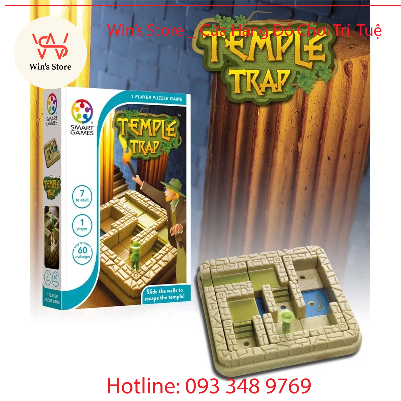 Đồ chơi thông minh - Smartgames - Thử Thách Temple Trap | Shopee Việt Nam