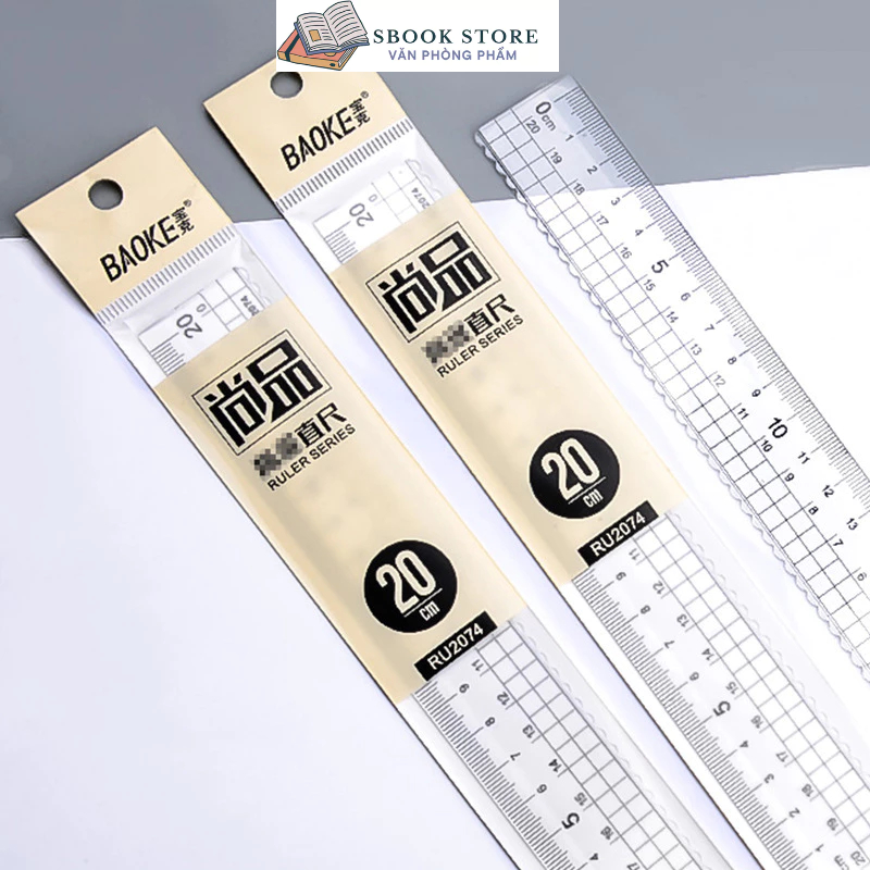 Thước kẻ 20cm Baoke Ru2074- Ru2020 | Shopee Việt Nam