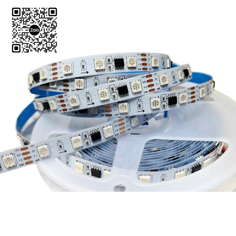 Cuộn LED Dây Dán 5M Full Color ARGB IC 16703 Khiển Nháy Theo Nhạc + App ...