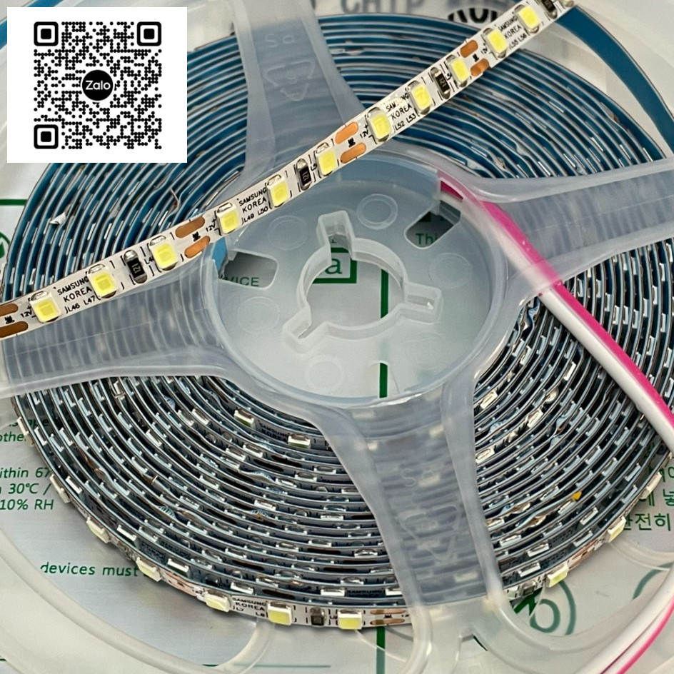 LED DÂY DÁN 2835 Bản 5mm ( 5 Ly ) 120 LED/1M Điện 12V- Cuôn 5m Đèn LED DÂY DÁN 2835 Bản 5mm 120 ...