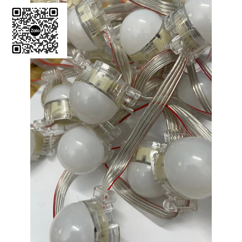 LED BÁT FULL COLOR 30MM IC 8206 TỰ CHẠY - Dây 30 LED - Dài 4M | Shopee ...