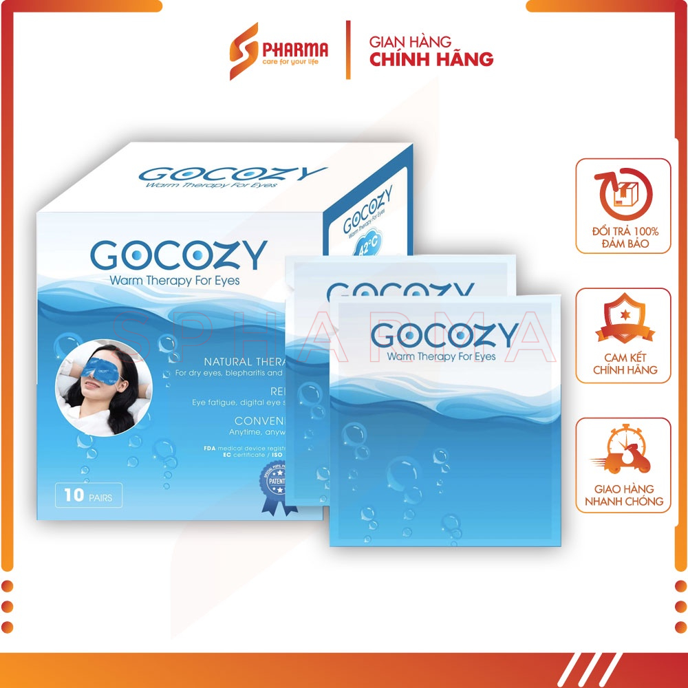 Miếng che mắt chườm ấm GOCOZY - Không dùng điện [Chính hãng] | Shopee ...