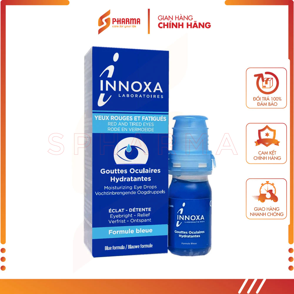 INNOXA Gouttes Oculaires Hydratantes Formule bleue - Dung dịch nhỏ mắt ...