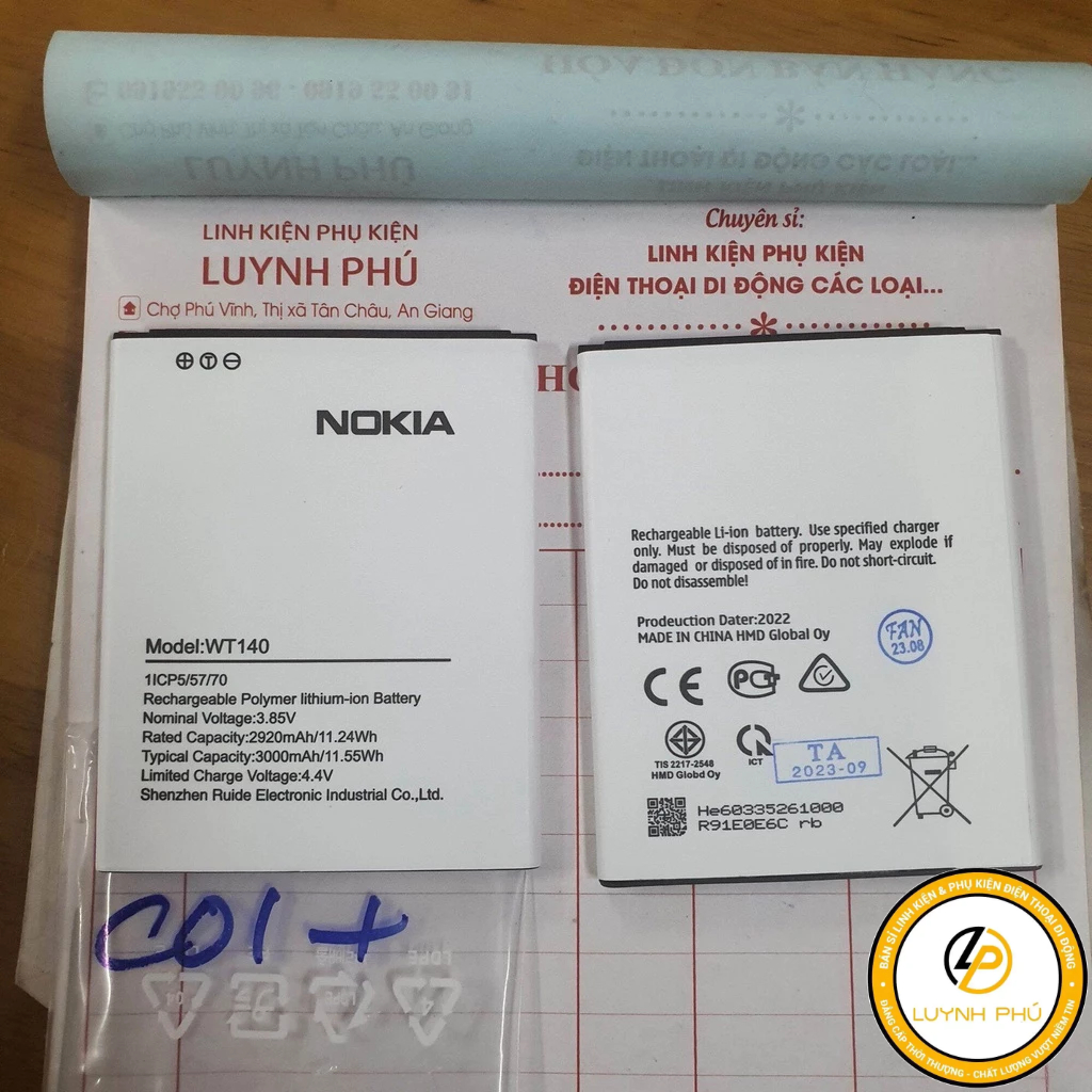 Pin Nokia C01 plus WT140 pin mới(ảnh thực tế) | Shopee Việt Nam