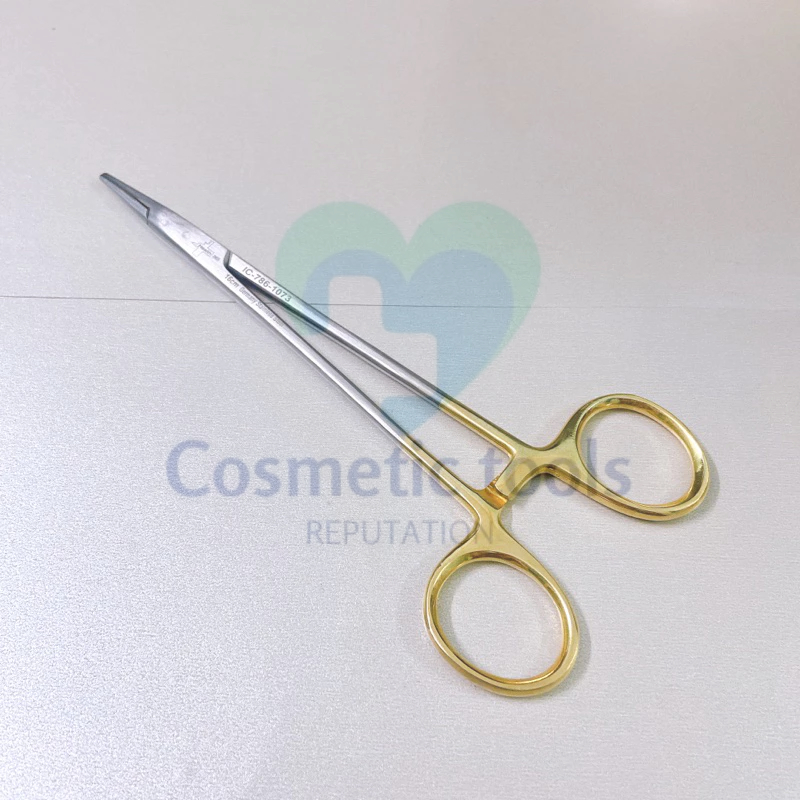 Pen Kẹp Kim, Kìm Mang Kim Dụng Cụ Kẹp Kim Phẫu Thuật ,Thẩm Mỹ ( Portr aiguile) Vàng 14cm ( TC ...