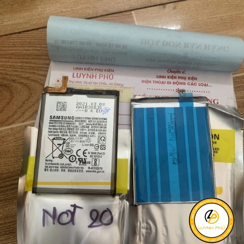 Pin samsung note 20 EB BN980ABY zin (ảnh thực tế) | Shopee Việt Nam