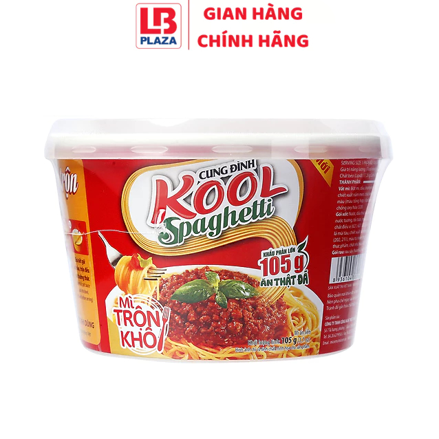Mì Kool Spaghetti bát 105g - Hàng chính hãng | Shopee Việt Nam