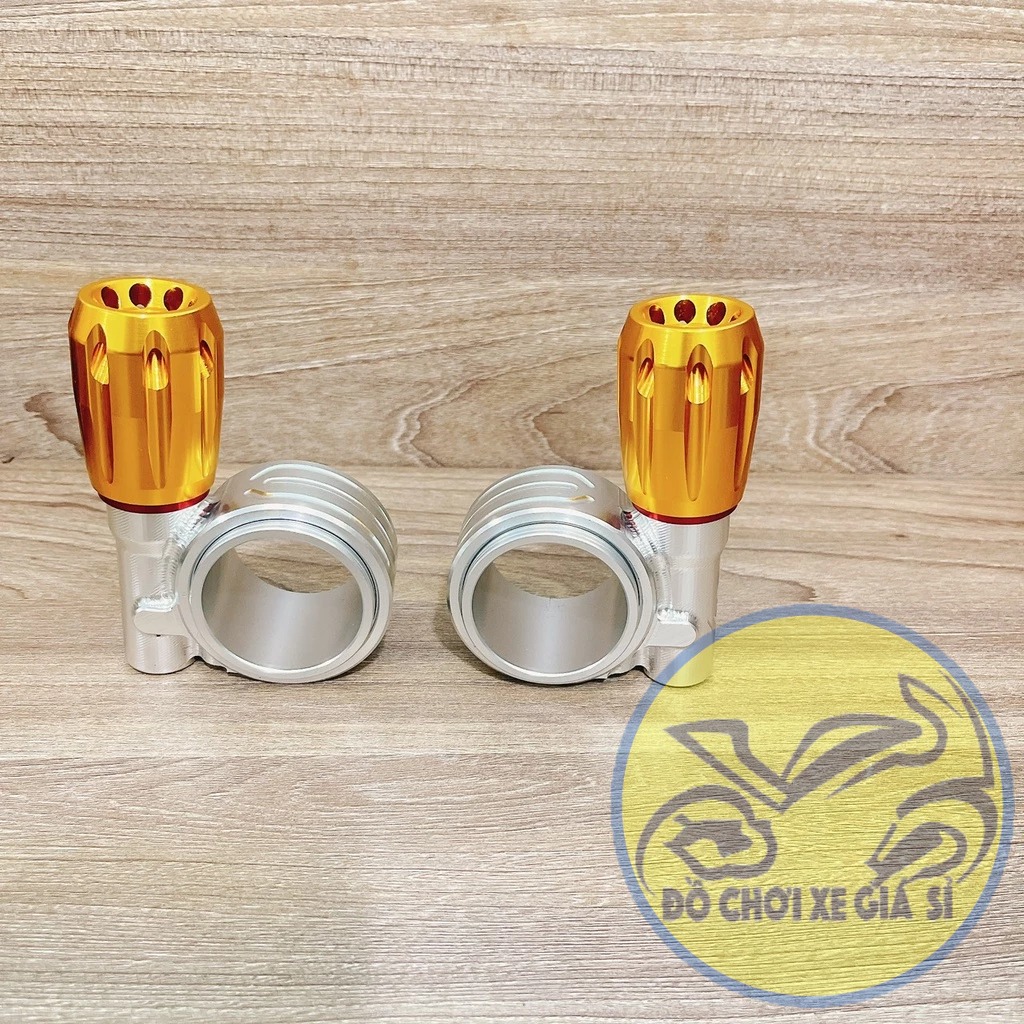 Cặp HPA Factory trái + Phải màu trắng núm vàng như hình | Shopee Việt Nam