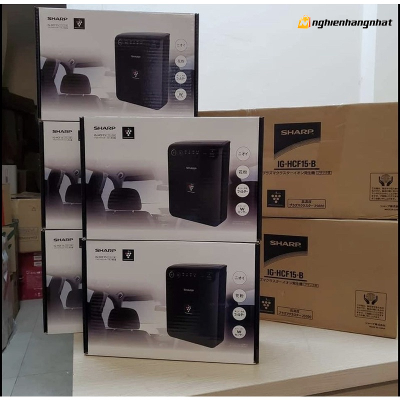 Máy lọc không khí trên oto Sharp IG-HCF15 Nội địa Nhật (Có bill chuẩn) | Shopee Việt Nam