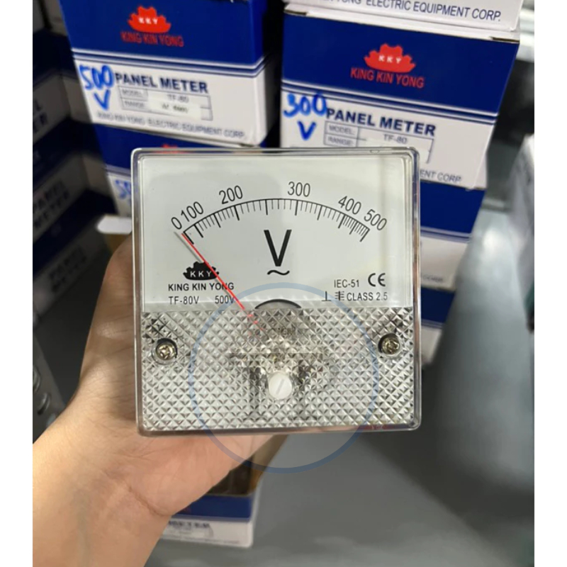 Đồng hồ đo vôn kế xoay chiều 300V 500V | Shopee Việt Nam