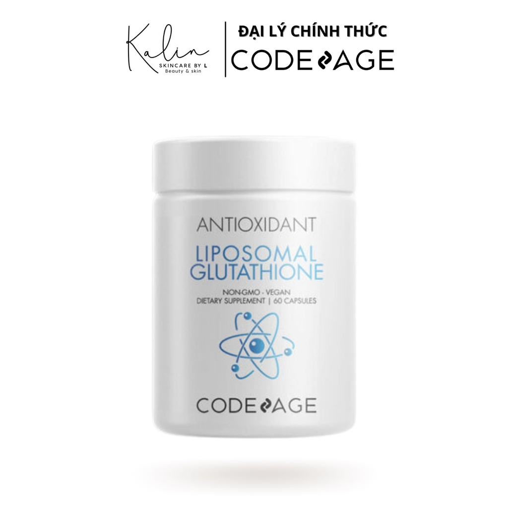 Viên uống trắng da chống oxy hoá Liposomal Glutathione Code Age ...