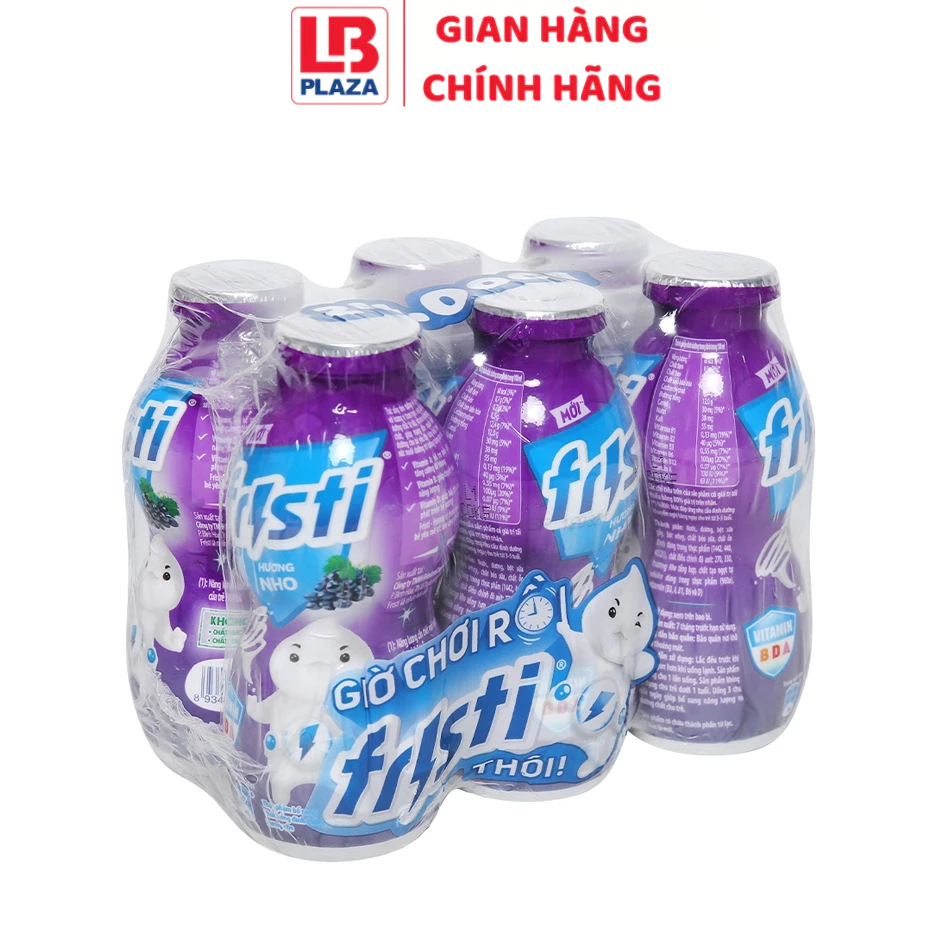 Sữa Fristi lọ 80ml*6 nho - Hàng chính hãng | Shopee Việt Nam