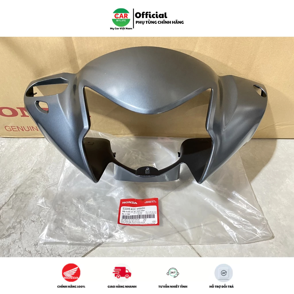 Nắp trước tay lái - ốp trước HONDA VISION năm 2021-2022-2023 màu Xanh ...