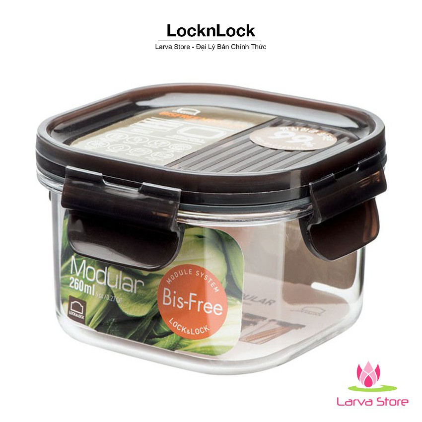 [ LBF450 | LBF401 260ml ] Hộp Bảo Quản Thực Phẩm Nhựa Tritan Lock&Lock Bisfree Modular Cỡ Nhỏ ...
