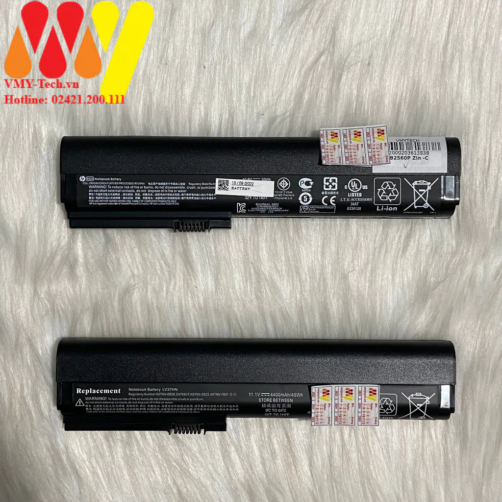 Pin laptop HP EliteBook 2560p 2570p SX03 SX06 632423-001 632421-001 ...