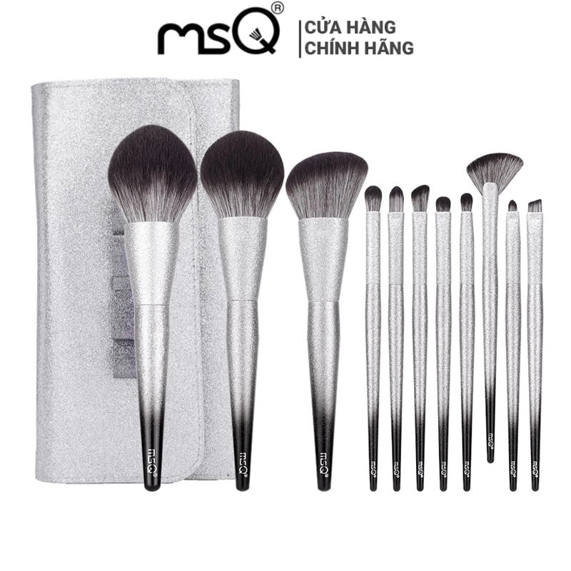 Bộ cọ cá nhân 11 cây Msq gray fox brush set | Shopee Việt Nam