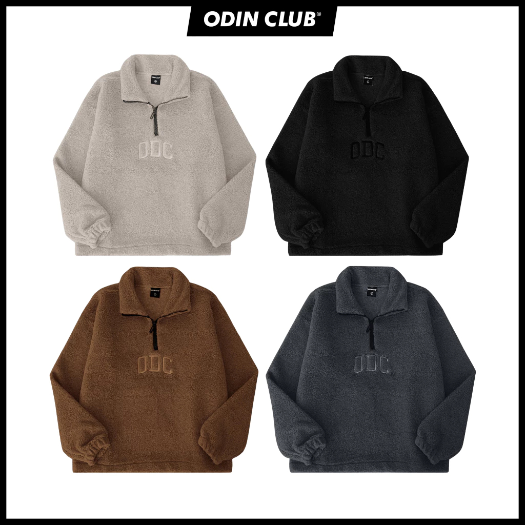 Áo sweater Fur Collar ODIN CLUB, Áo nỉ dài tay nam nữ unisex, Local ...