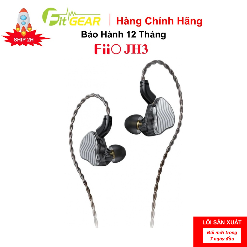 Tai Nghe Fiio JH3 Chính Hãng - Bảo Hành 12 Tháng | Shopee Việt Nam