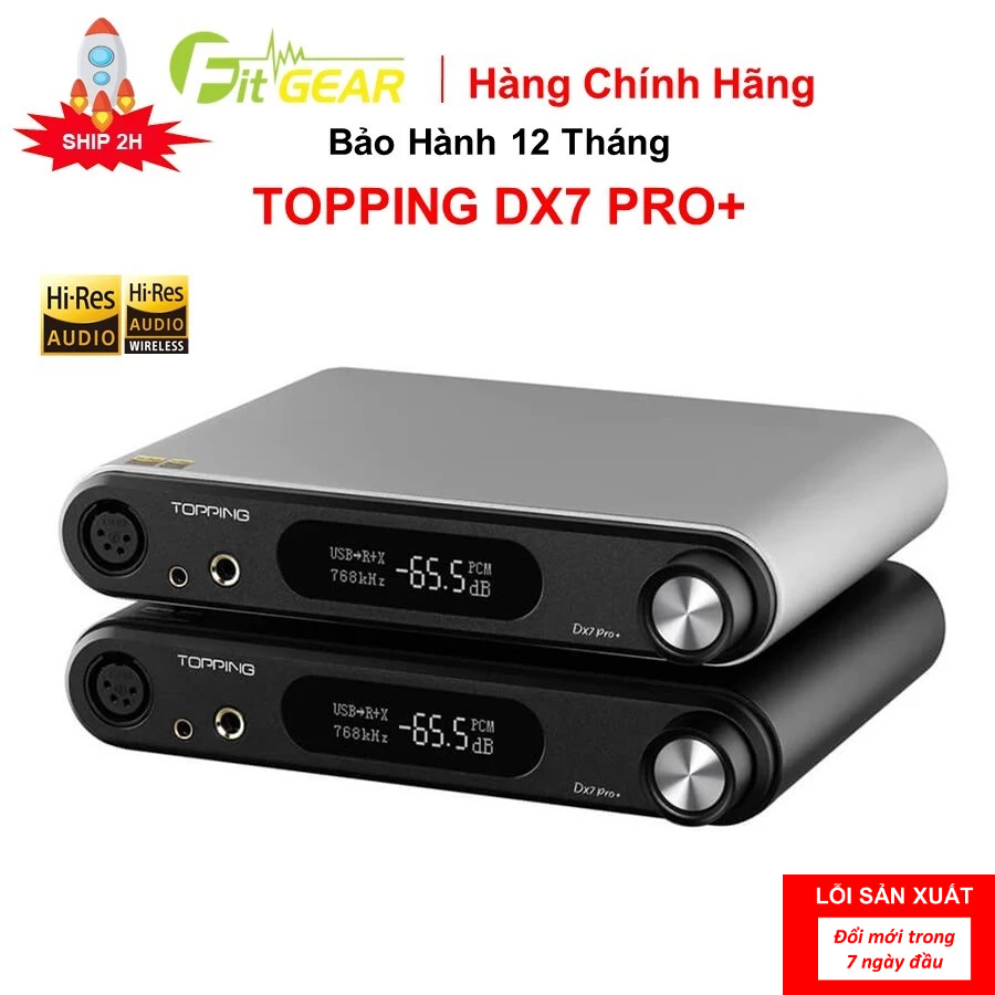 Bộ Chuyển Đổi Âm Thanh DAC/AMP desktop Topping DX7 Pro+ | Shopee Việt Nam