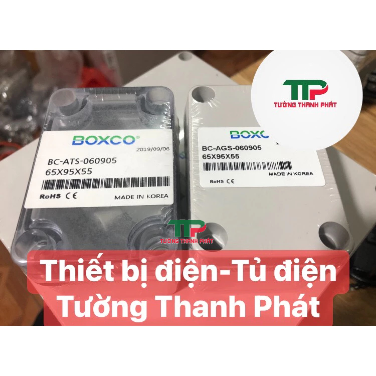 HỘP NHỰA KÍN NƯỚC IP67 -65x95x55 BOXCO HÀN QUỐC( NẮP ĐỤC VÀ NẮP TRONG ...