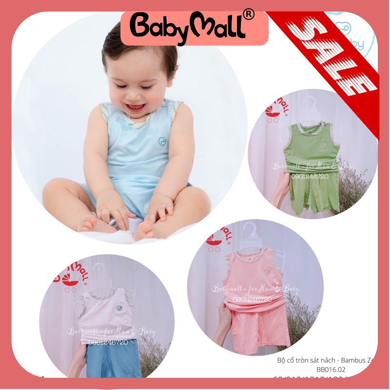 Bubaby bộ ba lỗ viền bambus BB016.02 | Shopee Việt Nam