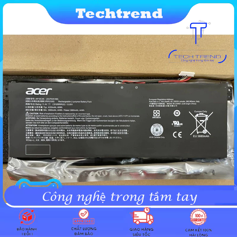 Pin laptop acer Aspire 3 A315-42 A315-54 Aspire 5 A514-52 A515-43 ...