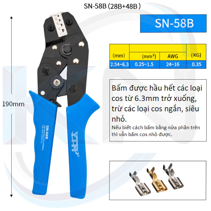 Kìm bấm Cos SN-58B YTH (SN-28B + SN48B) (SN58B) | Shopee Việt Nam