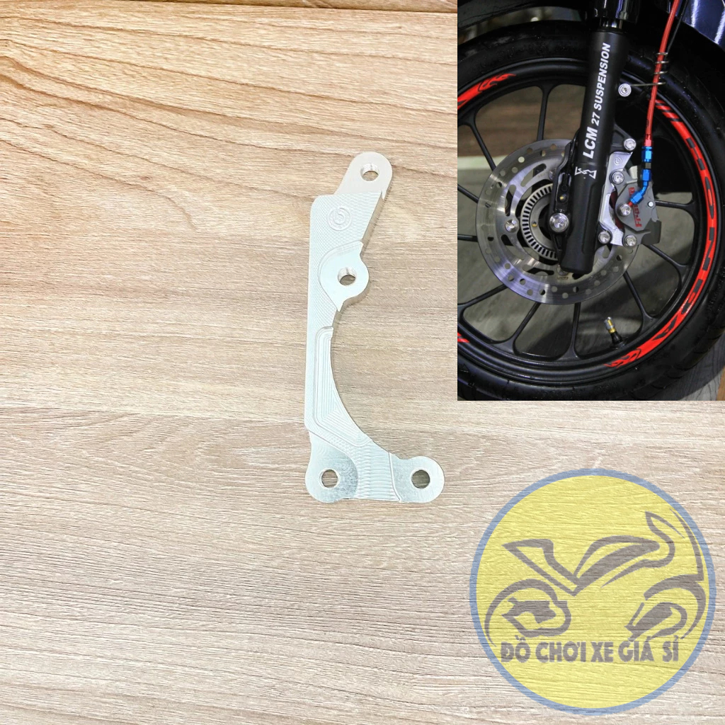 Pát trước SH mode đĩa 220mm xài heo 2 Piston đối xứng. Pad heo dầu ...