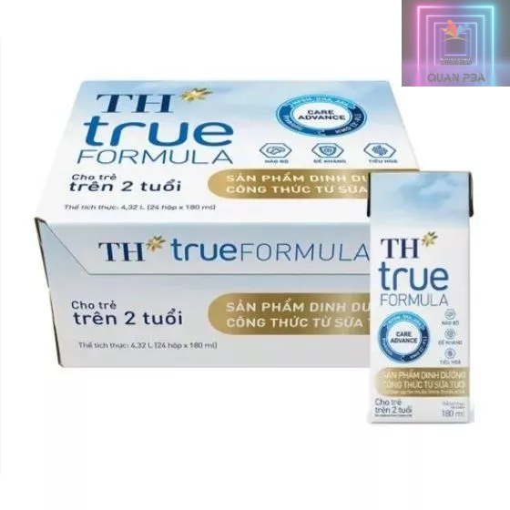 Sữa tươi công thức TH 180ml ( TH True Formula 180ml thùng 24 hộp) | Shopee Việt Nam