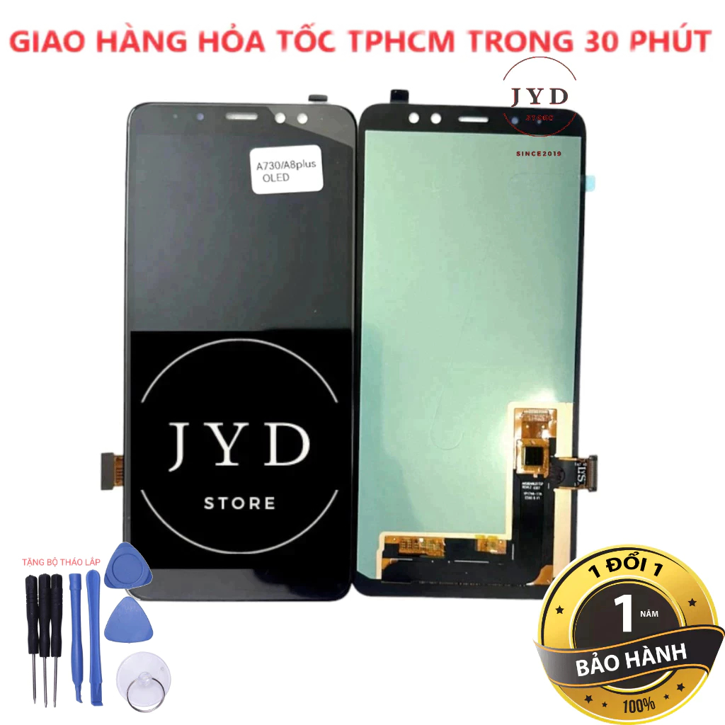 Màn hình SAMSUNG A730/ A8 PLUS OLED ZIN NEW TẶNG BỘ DỤNG CỤ THÁO LẮP ...