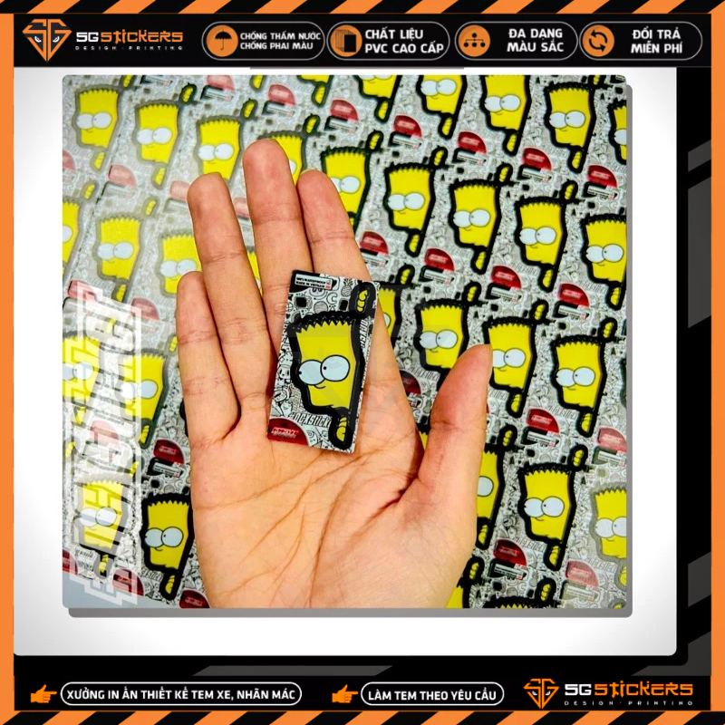 Sticker Simpsons | Hình Dán Simpsons | Dán Biển Số Xe , Phụ Kiện , Điện ...