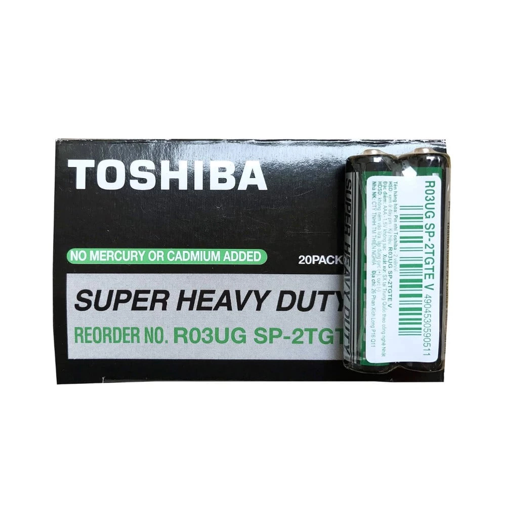 Hộp 40 Viên Pin tiểu Maxell Toshiba AAA (3A) 1.5V R03UG Heavy Duty ...