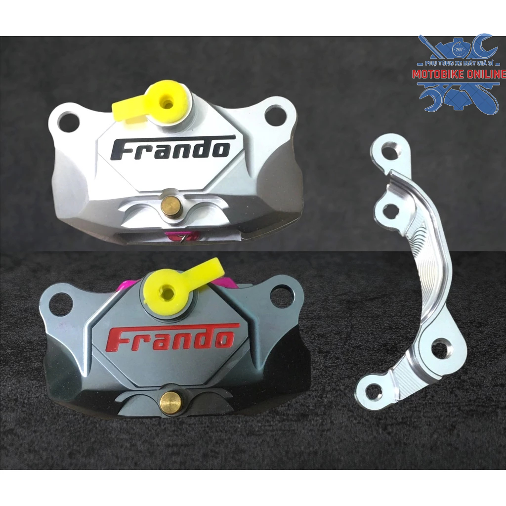 Heo frando 2pis bố hồng kèm pad cnc cho các dòng xe máy | Shopee Việt Nam