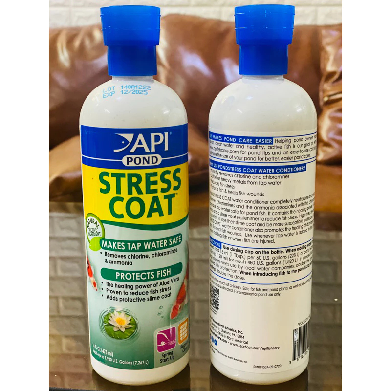 API STRESS COAT+ & STRESS COAT POND Dung dịch giảm Stress khử độc nước ...
