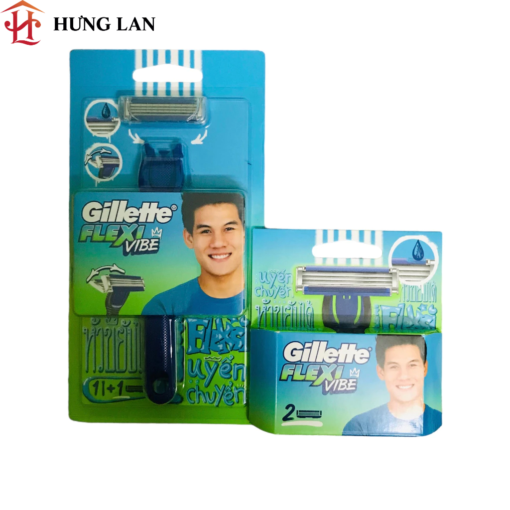 Dao cạo râu Gillette Flexi Vibe ( hộp 1 cán dao và 1 lưỡi) | Shopee ...