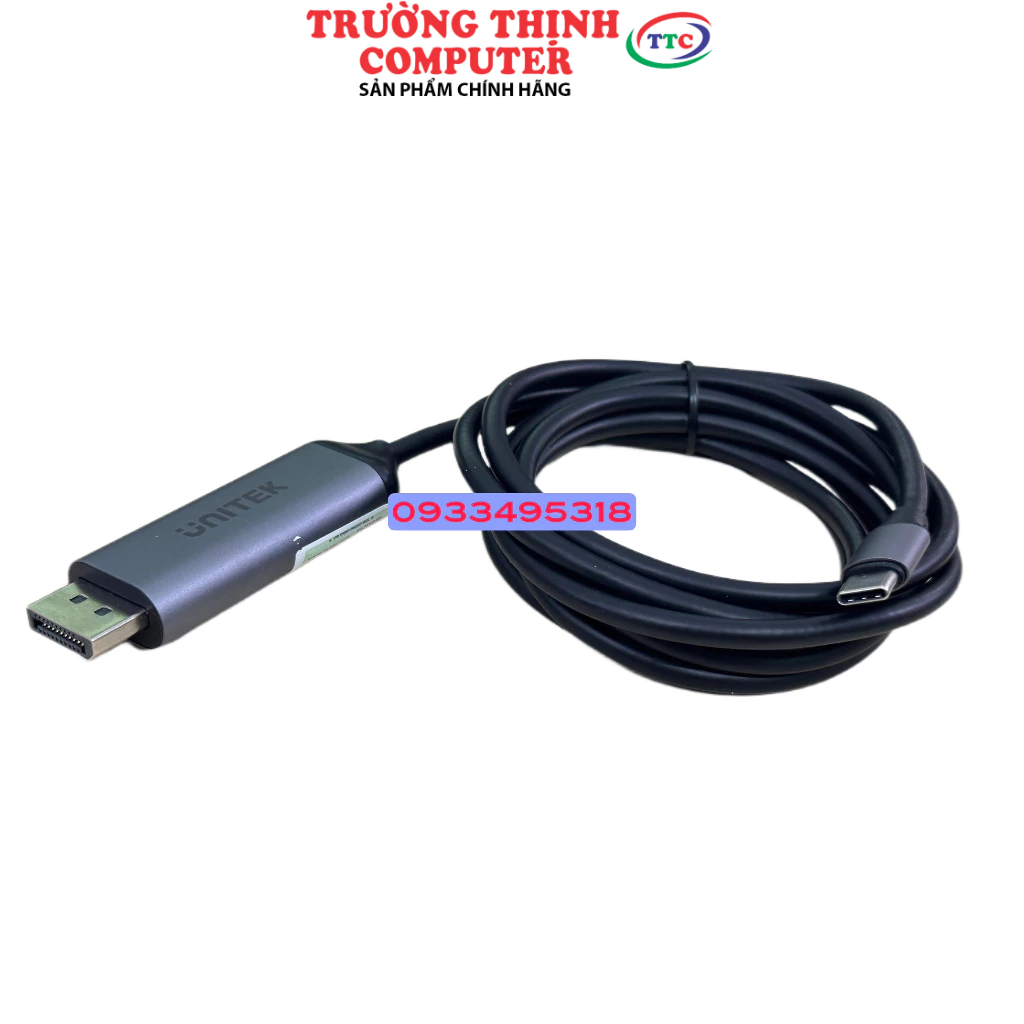 DÂY CÁP CHUYỂN TYPE-C RA DISPLAYPORT 1.4 1.8M 8K V1423C UNITEK | Shopee ...