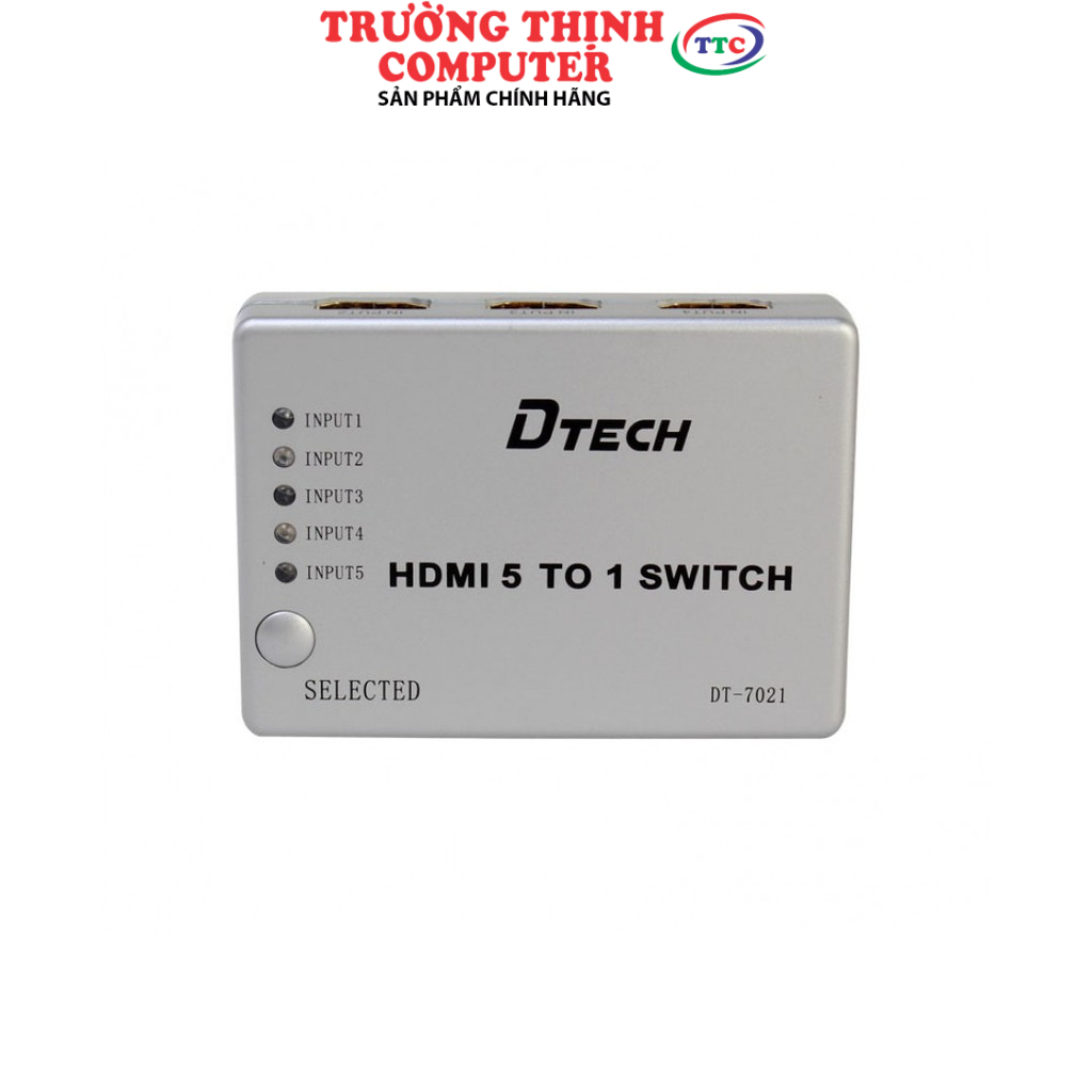 Bộ gộp HDMI 5 vào 1 ra Dtech DT-7021 | Shopee Việt Nam