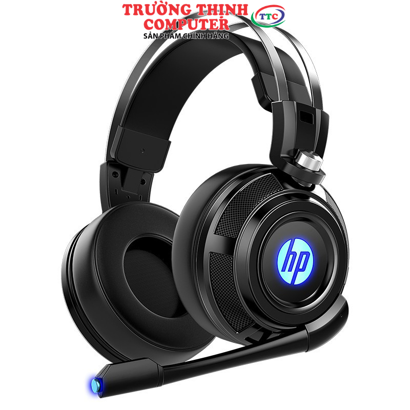 Tai nghe chụp tai HP H200 chuyên game có led - kèm jack chuyển 1 ra 2 ...