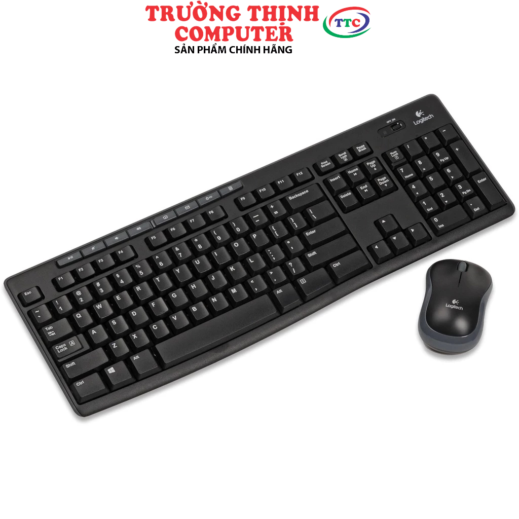 Bộ bàn phím chuột không dây Logitech MK270 USB-Wireless | Shopee Việt Nam