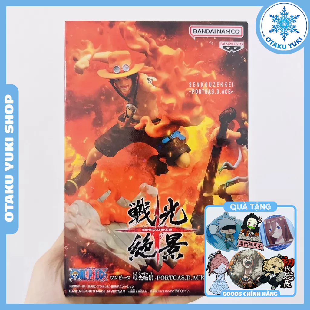 [Chính Hãng] Mô Hình Portgas D. Ace Senkozekkei - One Piece Figure (Banpretso) | Shopee Việt Nam