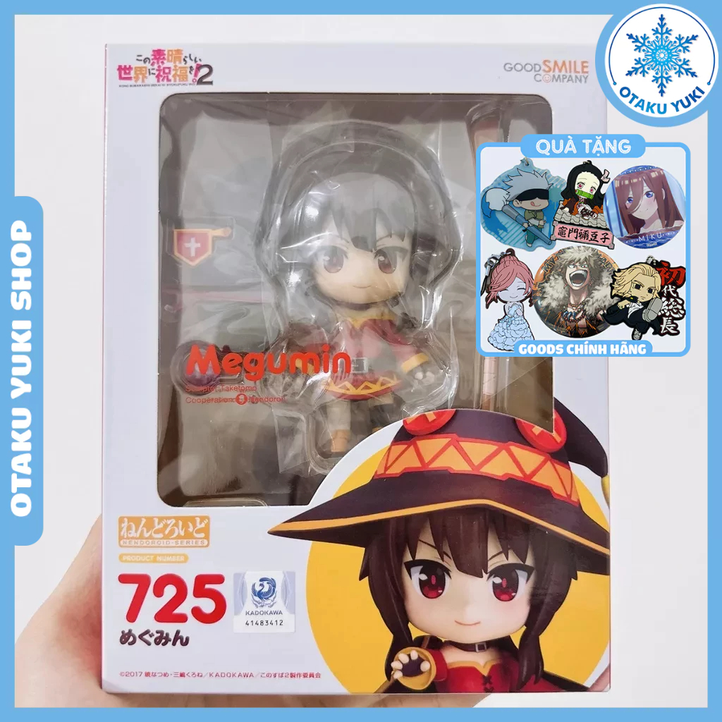 [Chính Hãng] Mô Hình Nendoroid Megumin - Nendoroid 725 Konosuba | Shopee Việt Nam