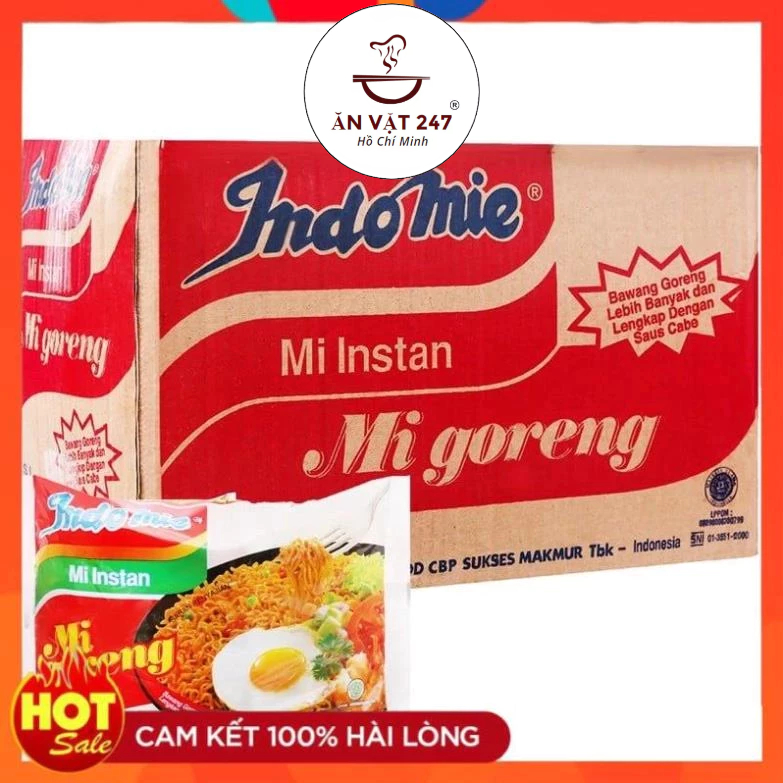 Thùng mì TRỘN indome Siêu ngon thùng 40 gói, thùng 20 gói giá tốt | XÀO ...