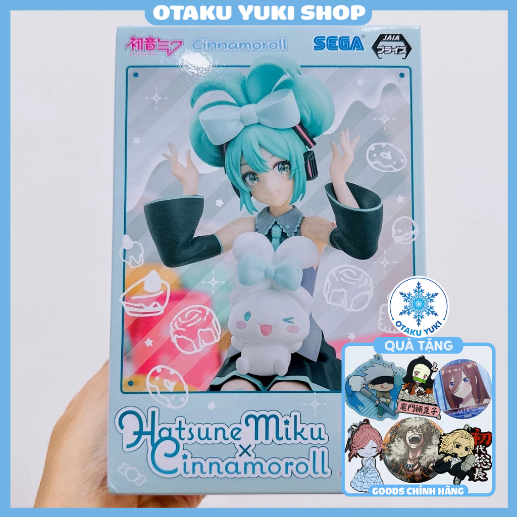 Mô Hình Hatsune Miku x Cinnamoroll Chokonose Premium Figure (SEGA) | Shopee Việt Nam