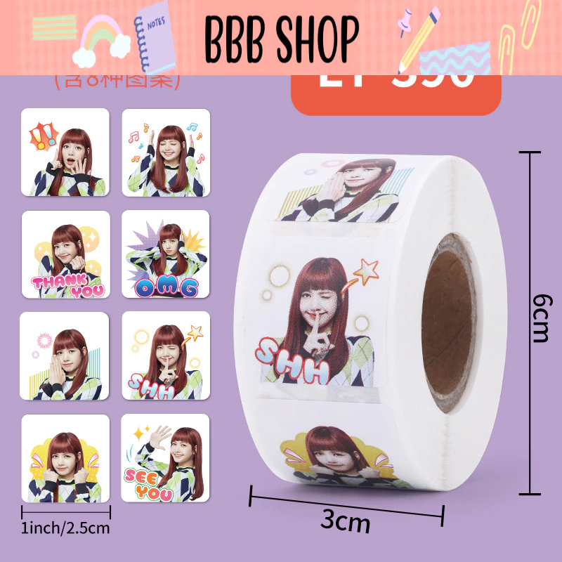 Cuộn 500 Sticker Tem Tròn Siêu Hịn Chất Lượng - Nhiều Loại Hình Khác ...