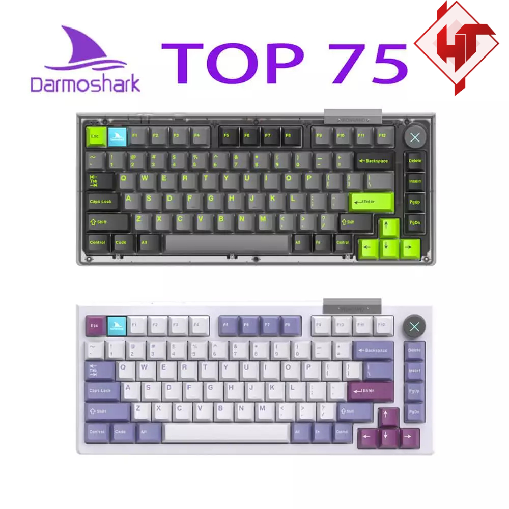 Bàn Phím Darmoshark TOP75 wireless 75% customized 81 key TOP structure mechanical keyboard ...